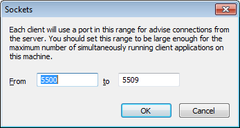 Client Administration Guide - Change the Range of Ports for the Client's Incoming Data (ViewX ...